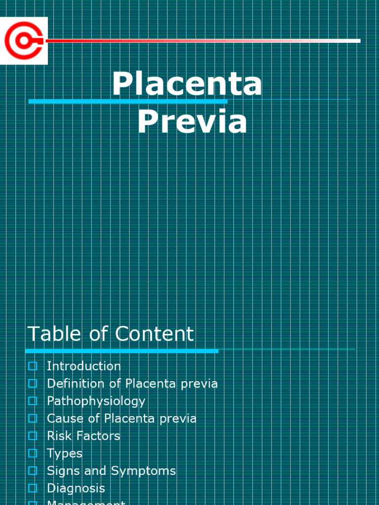 Placenta-Previa-ppt | PDF | Childbirth | Pregnancy