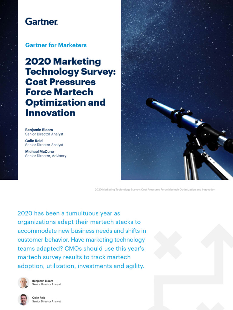 Marketing Technology Survey Research 2020 | PDF | Marketing | Innovation
