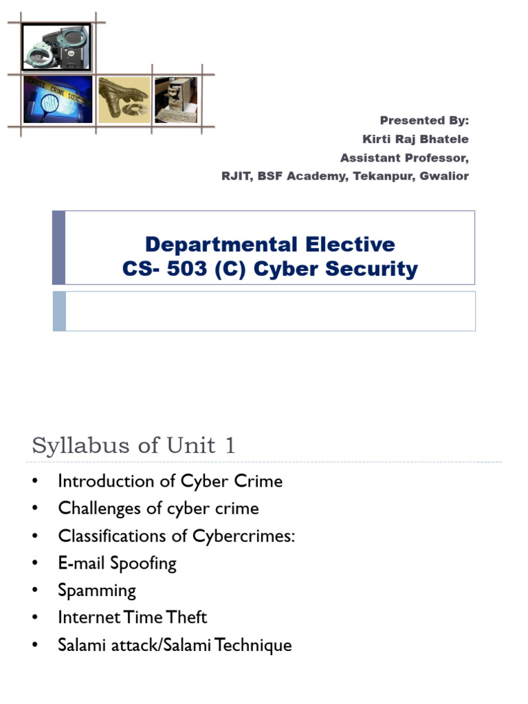653f508cb43cfPPT of Cyber Security Unit 1 | PDF | Phishing | Domain ...