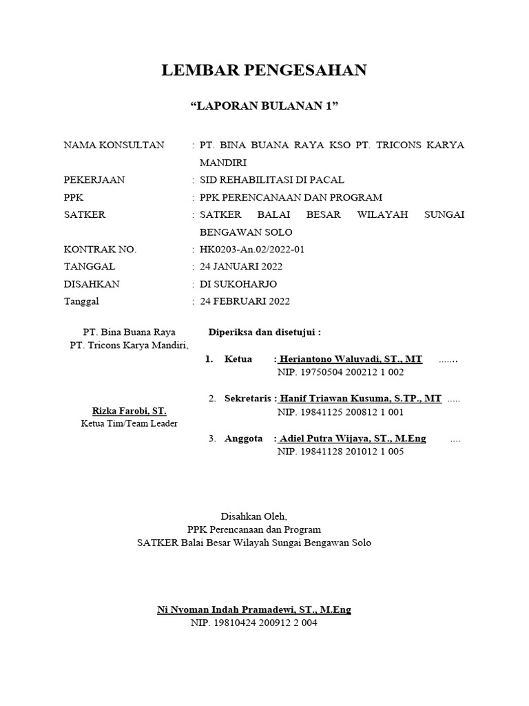 00 Lembar Pengesahan | PDF