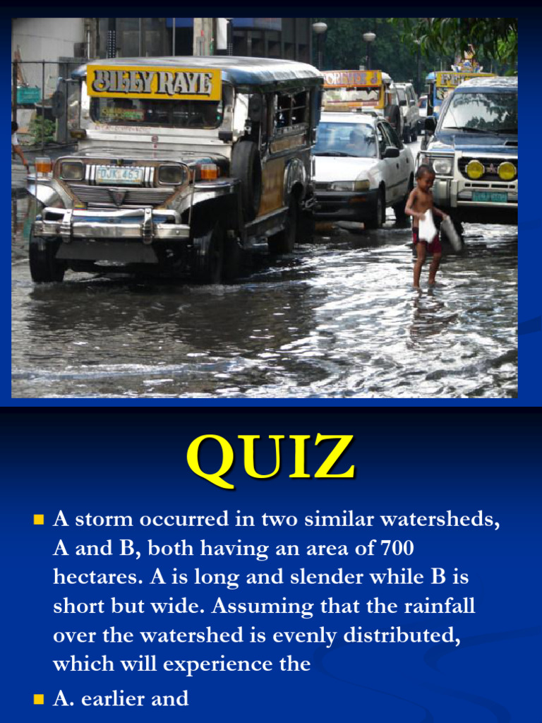 Chapter 8 Runoff Pdf Surface Runoff Groundwater