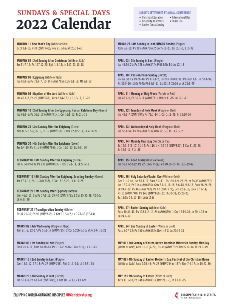 January to December Holiday Calendar | PDF | Lent | Religious Holidays