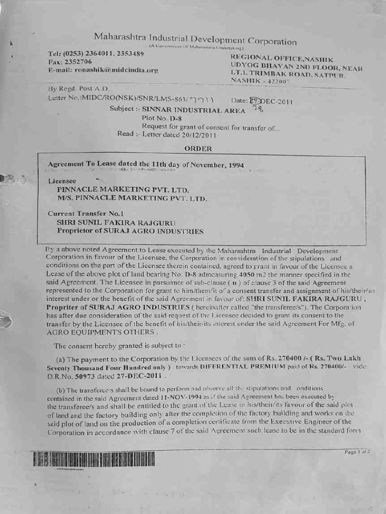 Midc Pdf
