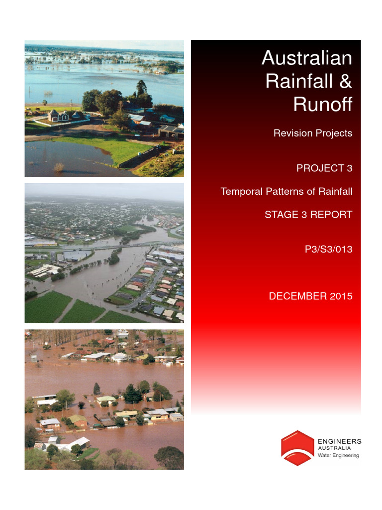 ARR Project 3 Stage3 Temporal Patterns Report | PDF | Flood | Rain