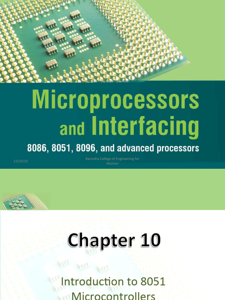 MPI Unit 5 | PDF | Microprocessor | Microcontroller