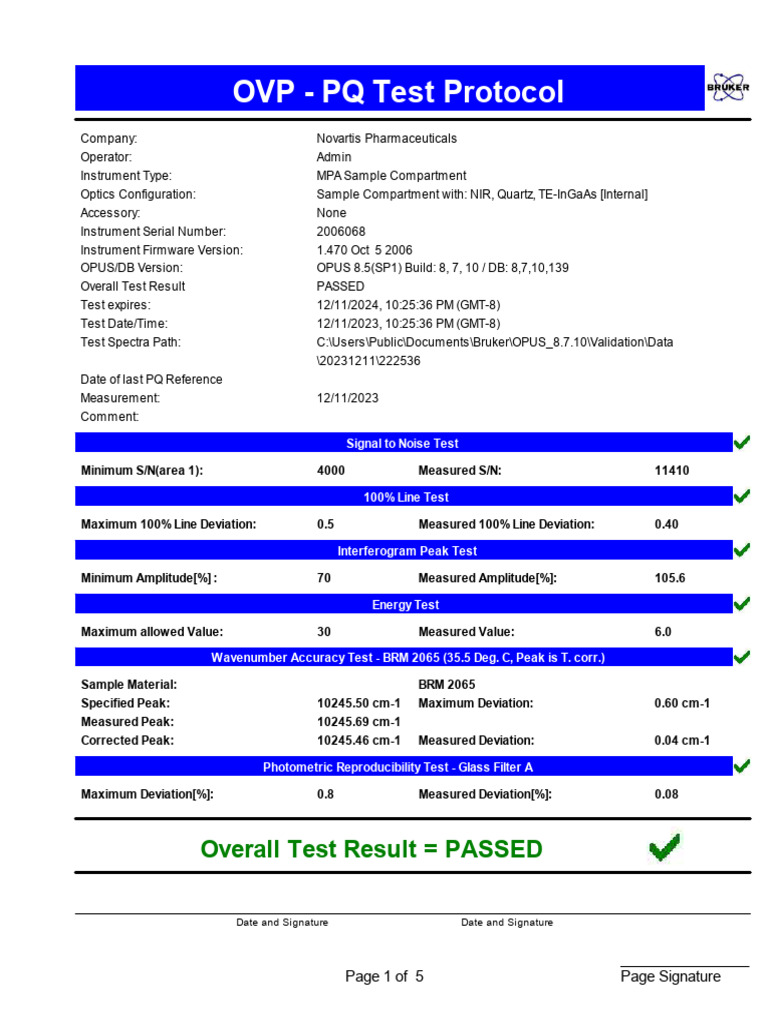 PQ Test Protocol MPA Sample Compartment 20231211 222536 | PDF ...