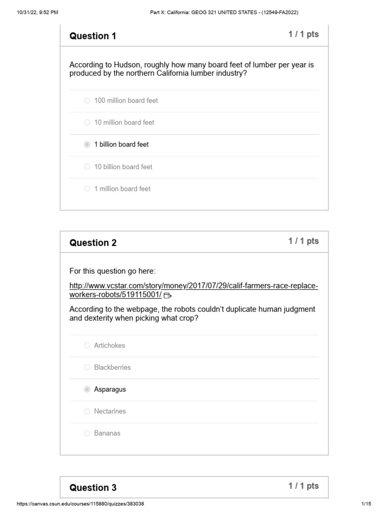 Part X California GEOG 321 | PDF | California | Central Valley (California)