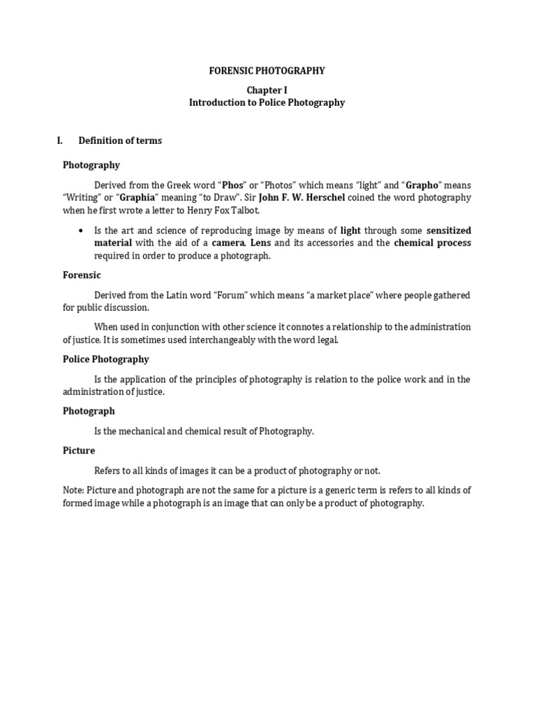 Forensic Photography Notes 3 | PDF | Film Speed | Electromagnetic Spectrum Forensic Photography Notes 3 | PDF | Film Speed | Electromagnetic Spectrum