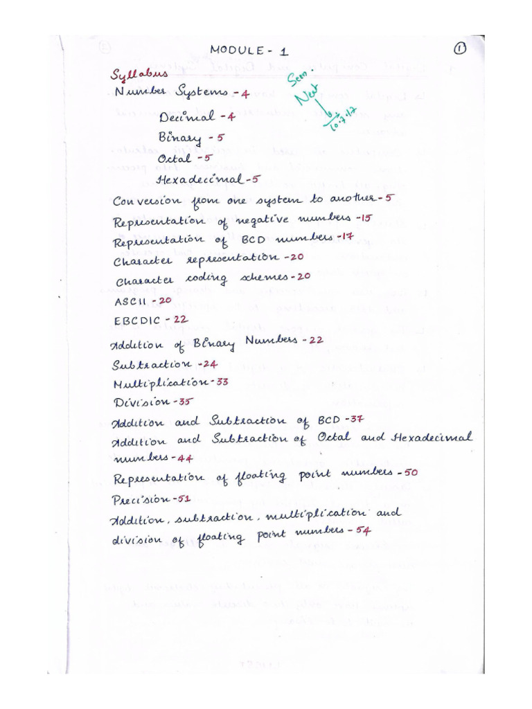 Module 1 Part I PDF | PDF
