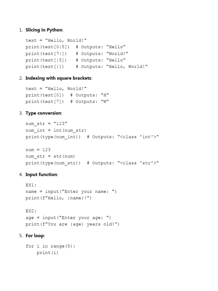 Python 101 | PDF | String (Computer Science) | Software Development