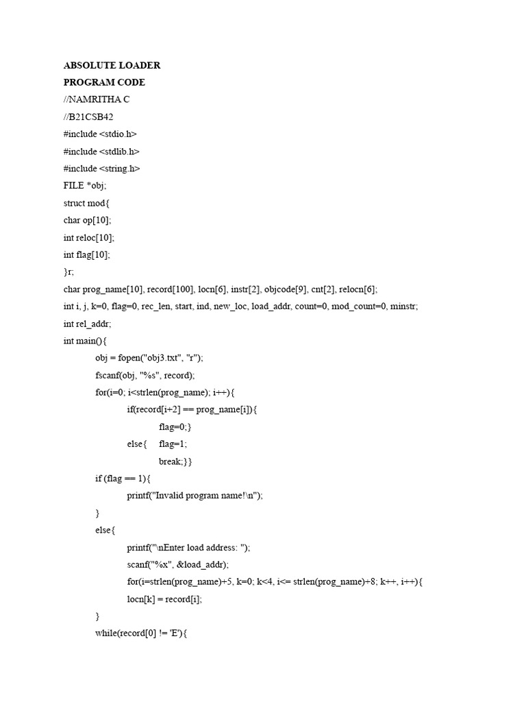 Ss PRG PRINT | PDF | Computer Data | Computer Architecture
