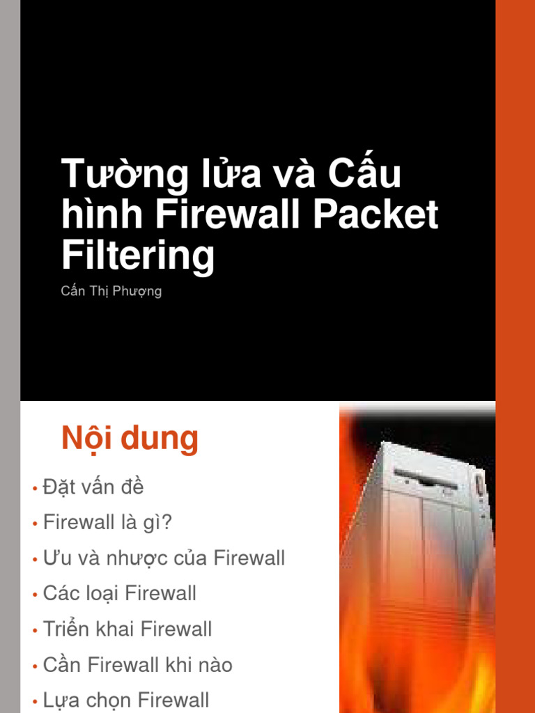 An Toan Mang - Firewalls | PDF