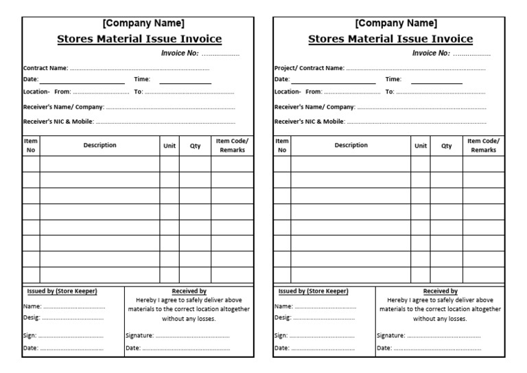 Material Issue Notes A5 Pdf 