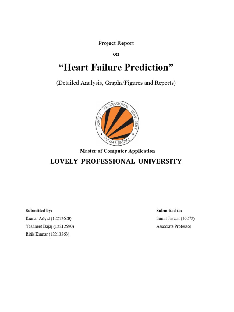 Heart Failure Prediction | PDF | Machine Learning | Cross Validation (Statistics)