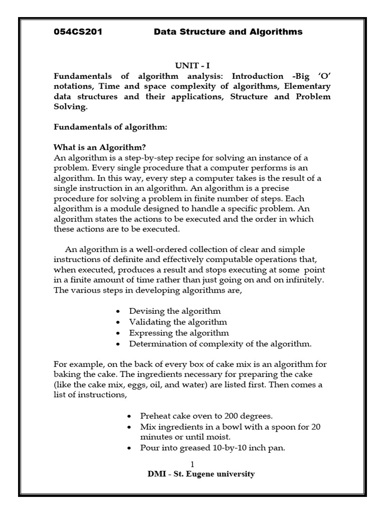351CS42 Data Structure | PDF | Pointer (Computer Programming) | Time Complexity