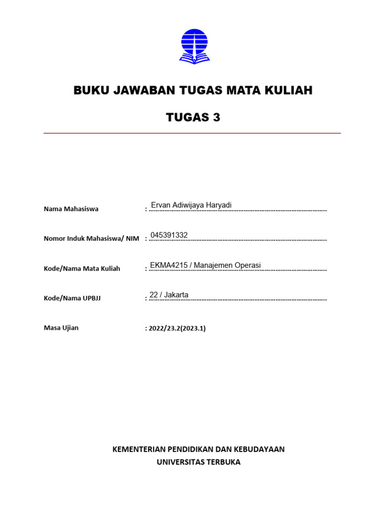 BJT Umum tmk3 ManOp | PDF
