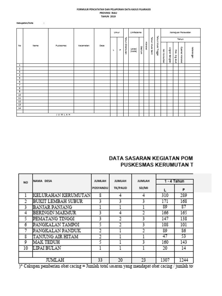 Format Laporan Kasus Kronis | PDF