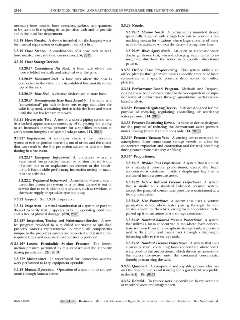 Nfpa 25-2020 13 | PDF | Pump | Pressure