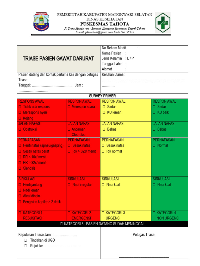 Triase Pasien Gawat Darurat | PDF
