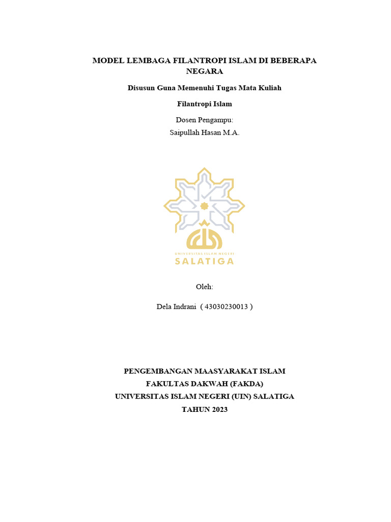 Template Penulisan Makalah 1 | PDF