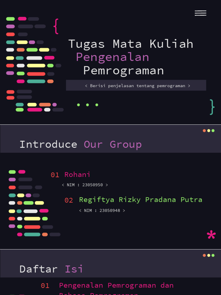 Pengenalan Pemrograman 2R | PDF