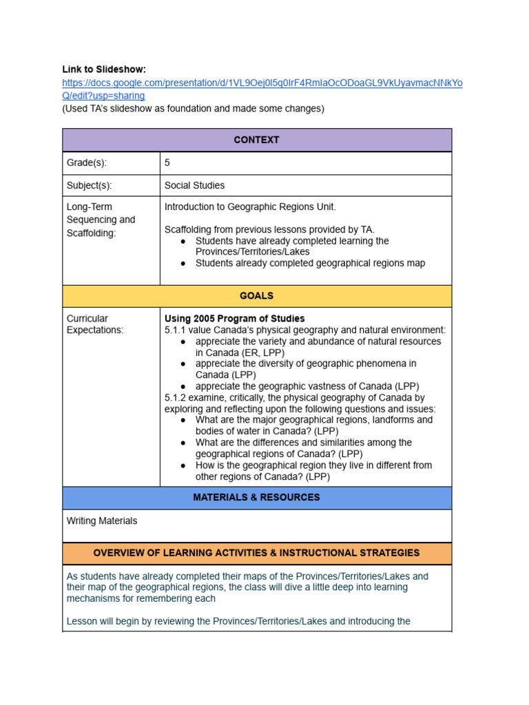 Updated November 6 GR | PDF | Provinces And Territories Of Canada ...