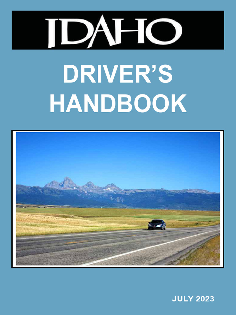 Idaho Driver’s Handbook 2023 | PDF | Driver's License | Identity Document