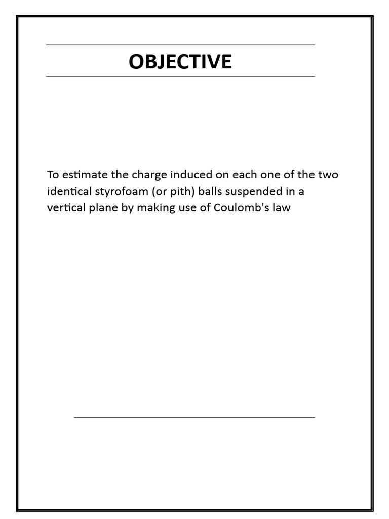 Phy Project ABC | PDF | Electric Charge | Electrostatics