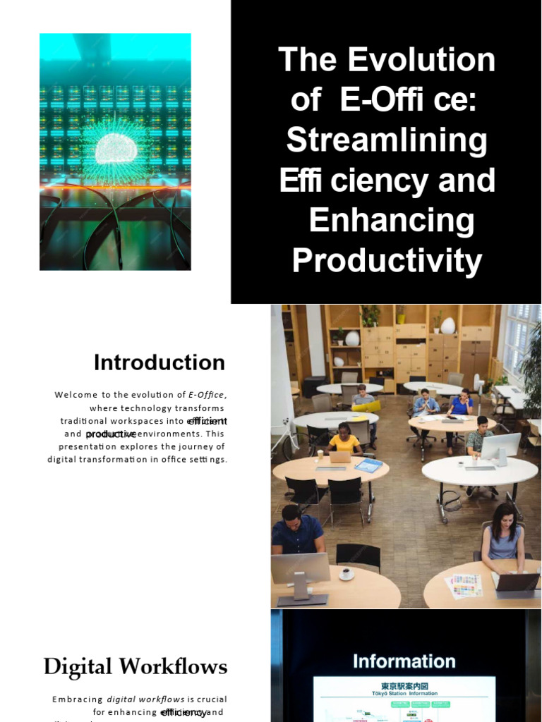 E Office | PDF | Communication | Information Science