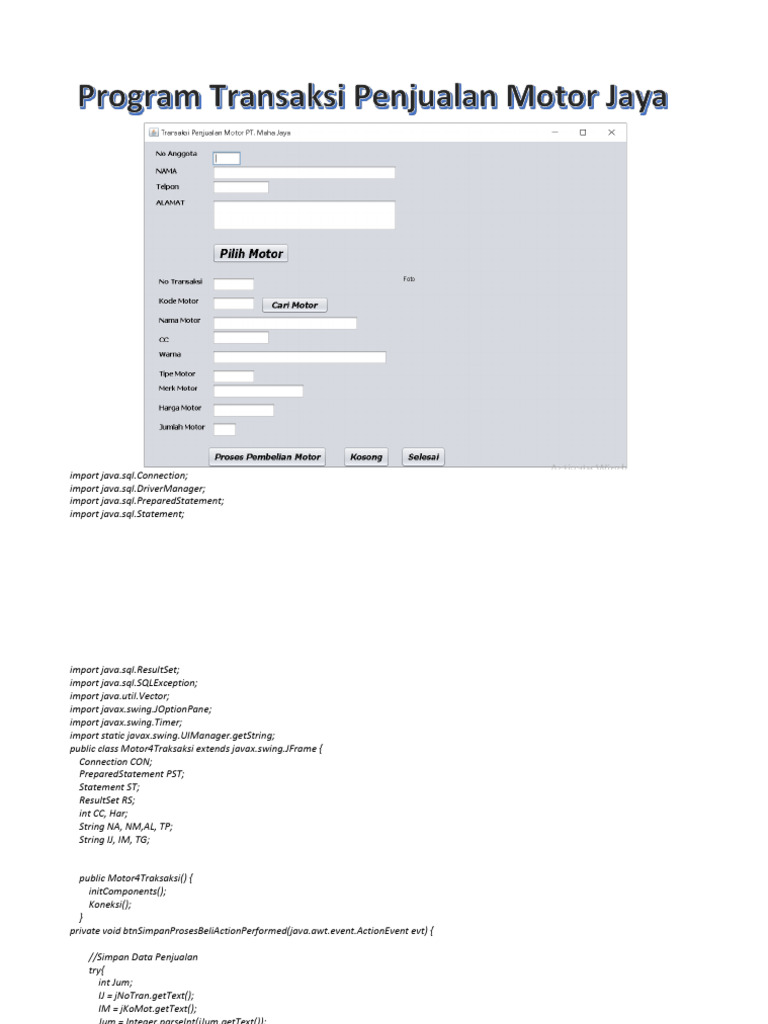 Transaksi Penjualan | Download Free PDF | Data Management | Computing Platforms