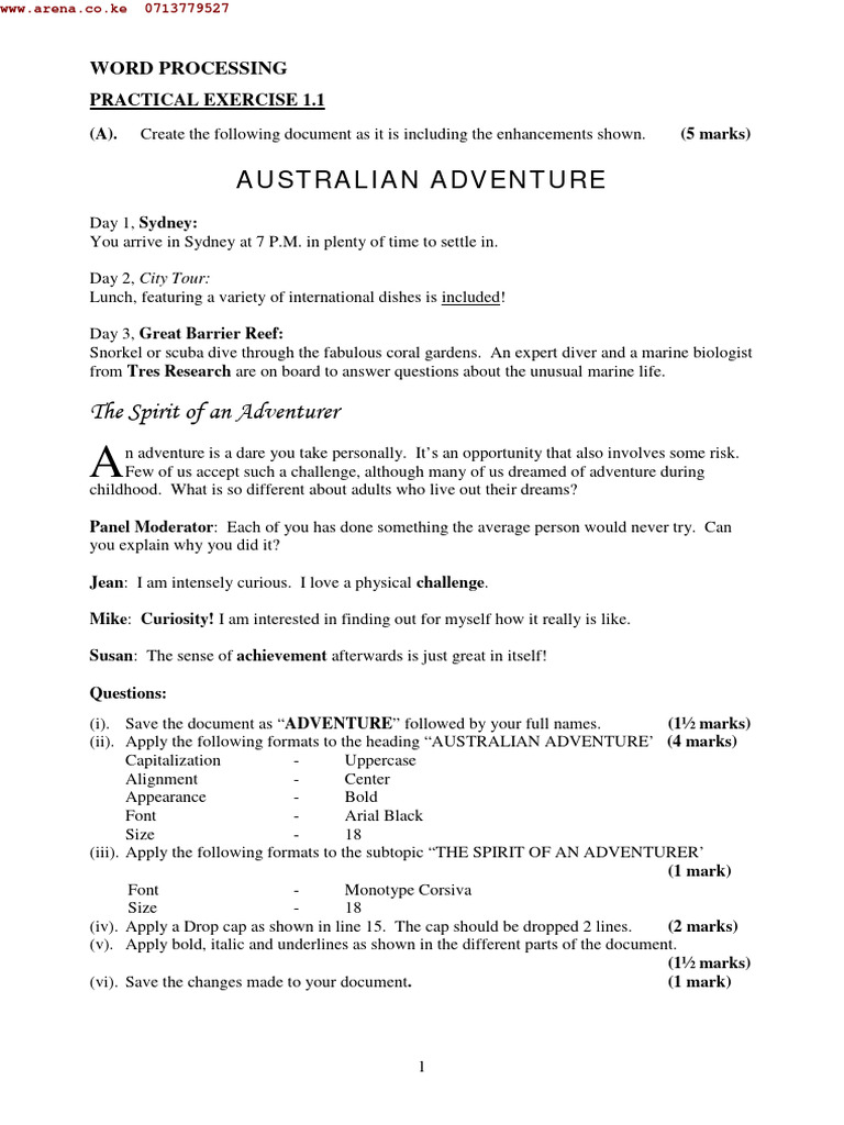 Practical Exercises2 | PDF