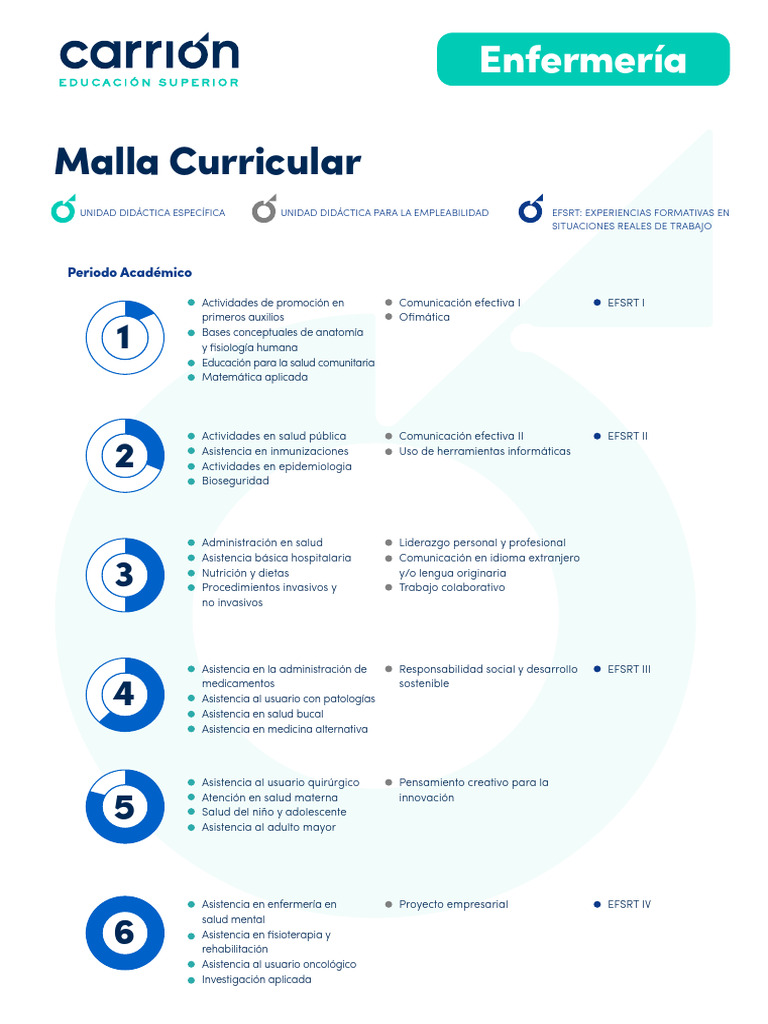 Malla 2023 Enfermeria | PDF | Relaciones personales, crianza y desarrollo personal | Salud y ...