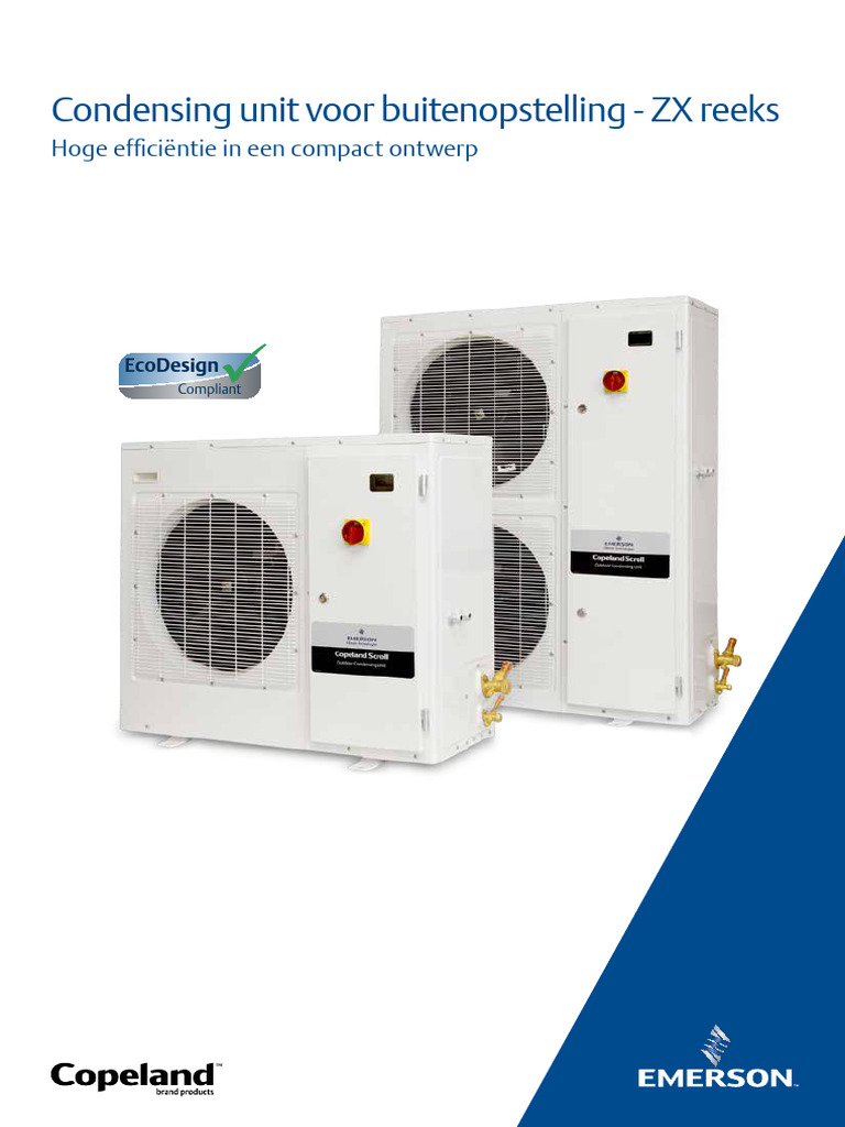 3.3 Copeland - Informatiebrochure - ZX - Easycool - NL | PDF