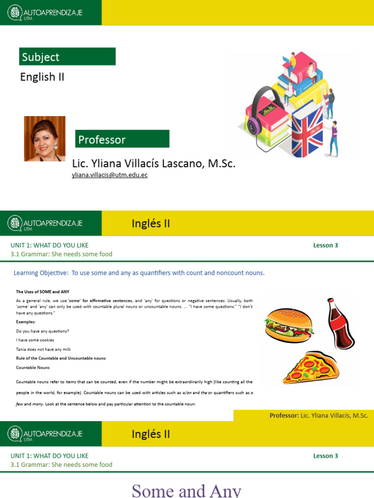 Lesson 3 UNIT 1 | PDF | Noun | Linguistic Typology