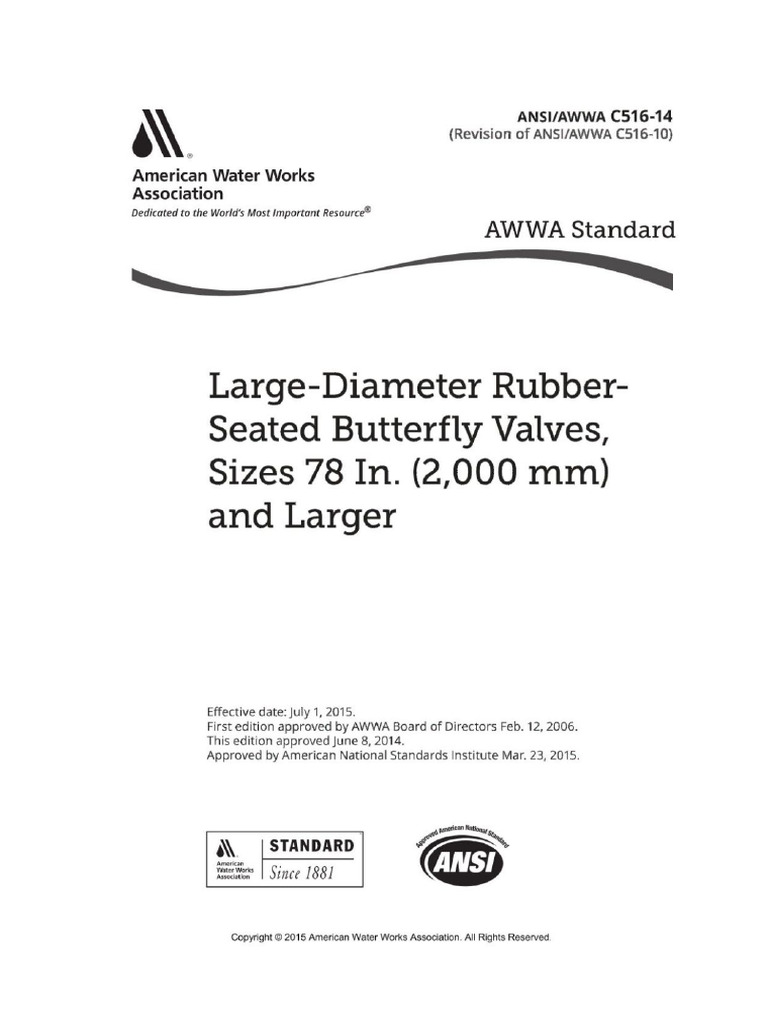Awwa C516-14 | PDF