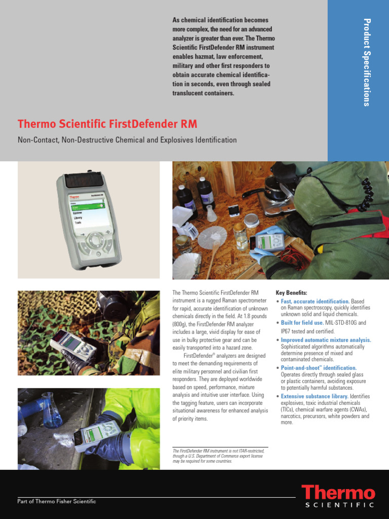 #2 Option 1 FirstDefender-RM | Download Free PDF | Spectroscopy ...