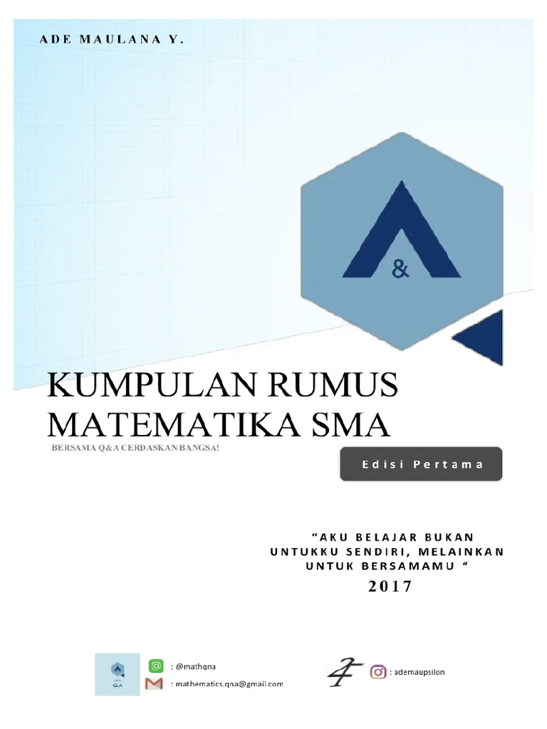 Rumus MTK Sma | PDF