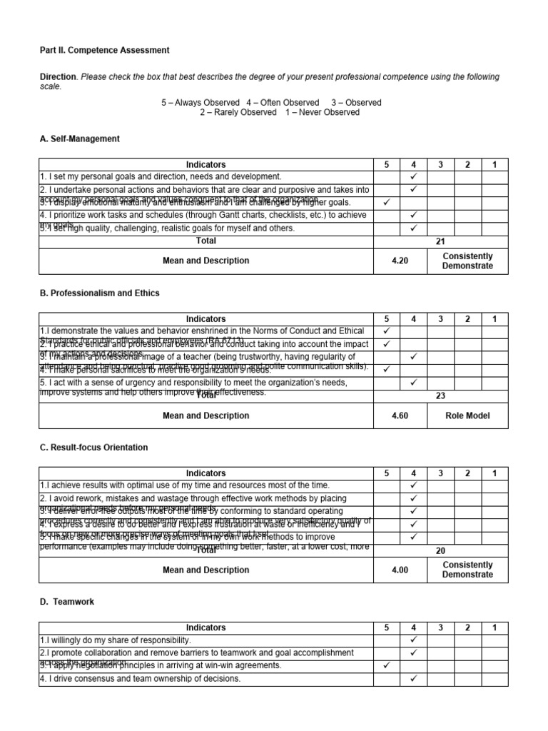 Ipcrf Part 2 | PDF | Communication | Goal