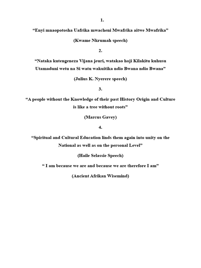UTAMBULISHO | PDF