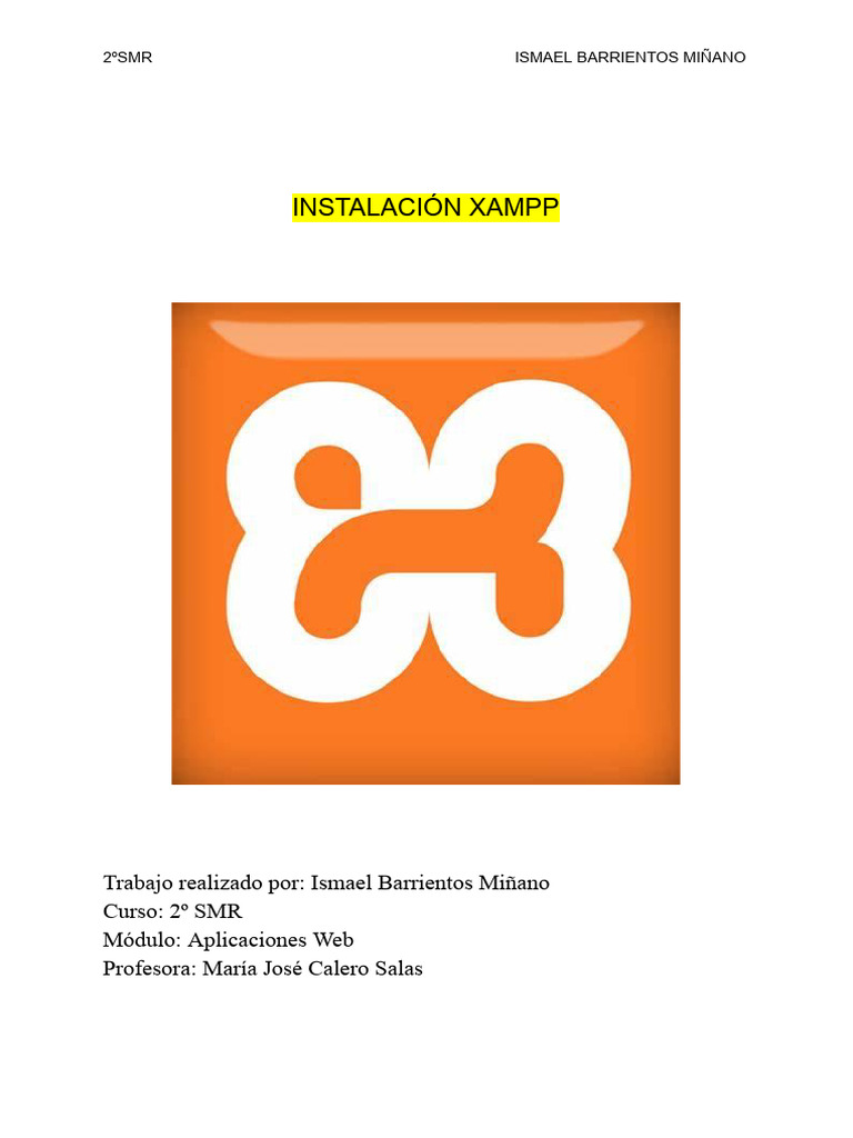 Instalación Xampp | PDF Instalación Xampp | PDF