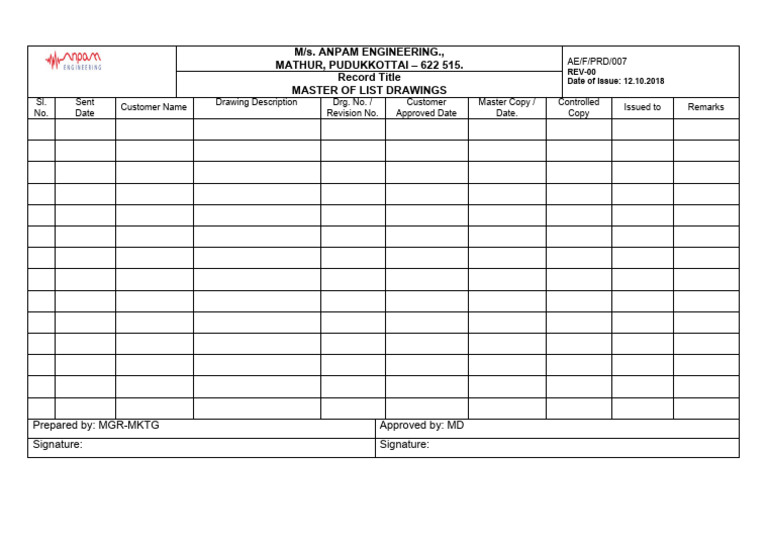 7 - Drawing Record | PDF