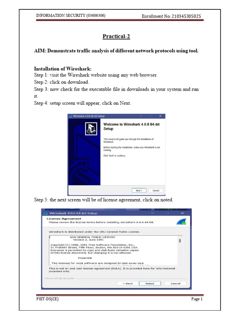 Information Security Practical | PDF