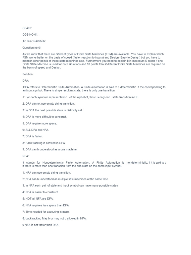 CS402 GDB Solution | PDF | Teaching Methods & Materials | Computers