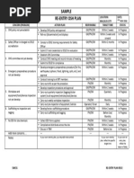 Sample Re-Entry Osh Plan | PDF | Safety | Business