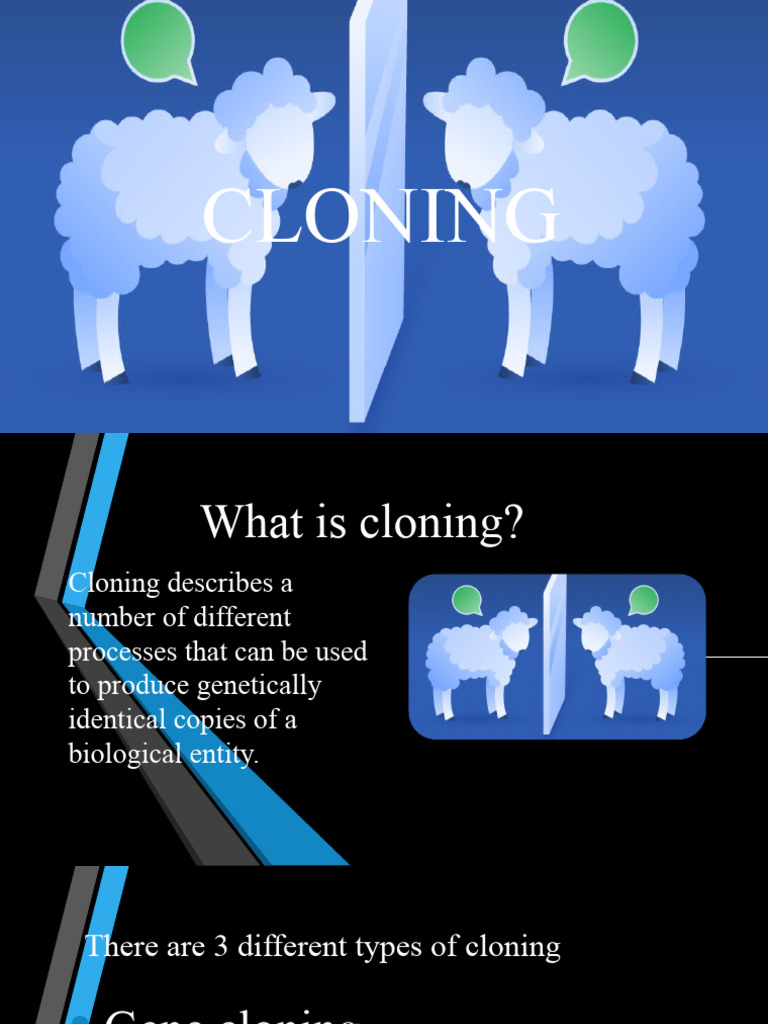 Cloning | PDF | Cloning | Genetics