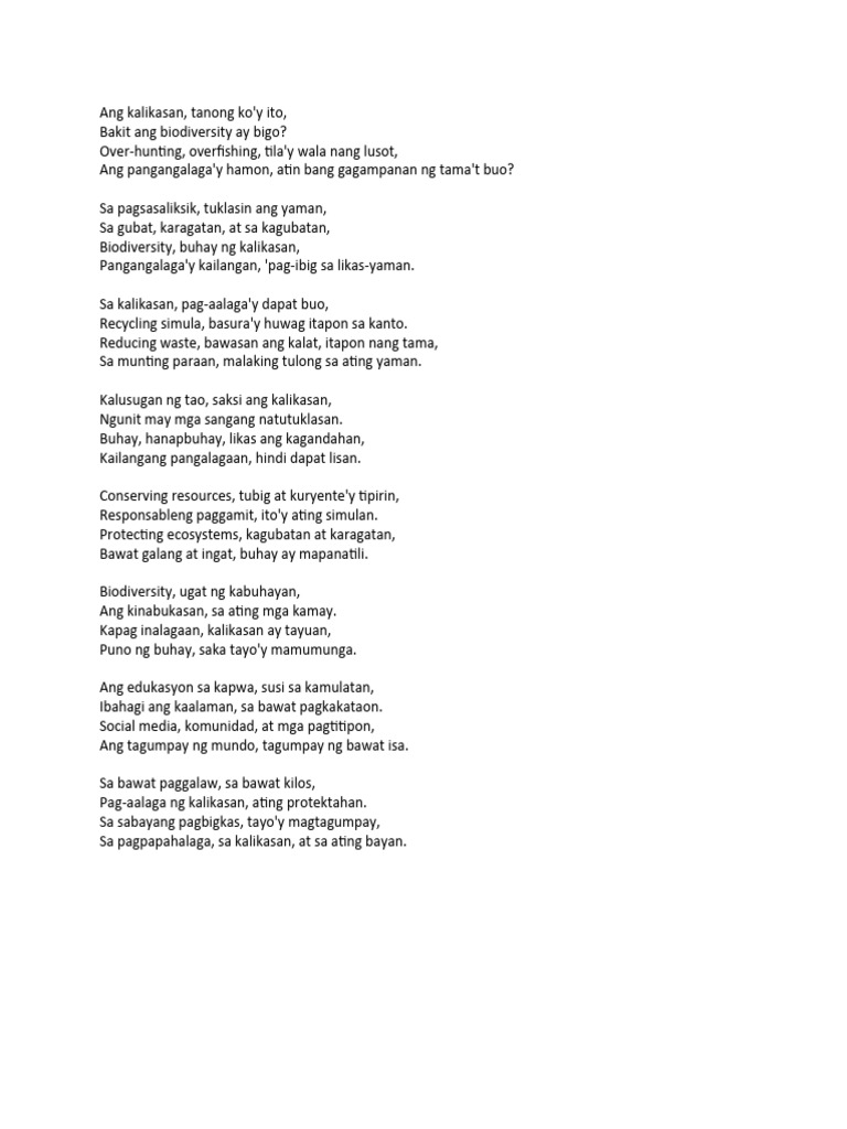 Sabayang Pagbigkas | PDF