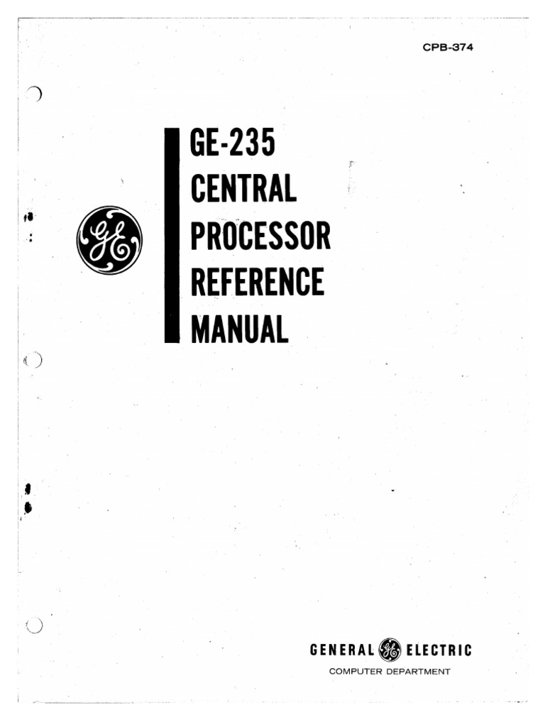 235 CPU Reference | PDF