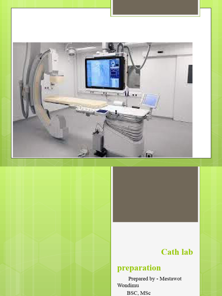 Cath Lab Preparation | PDF | Artificial Cardiac Pacemaker | Coronary ...