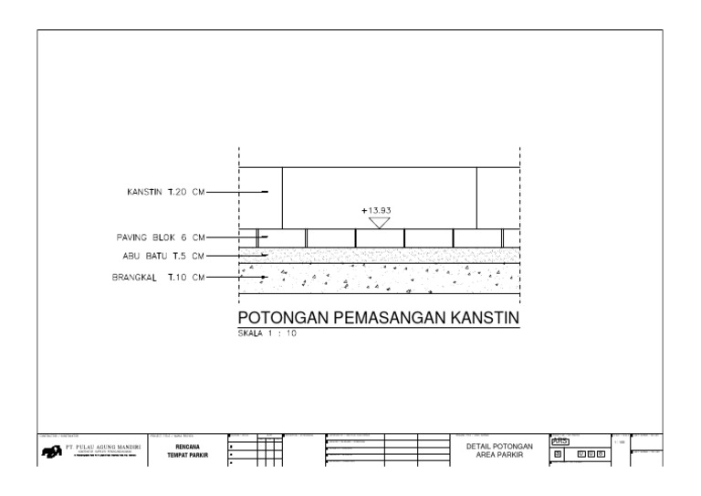 Detail Pemasangan Kanstin | PDF