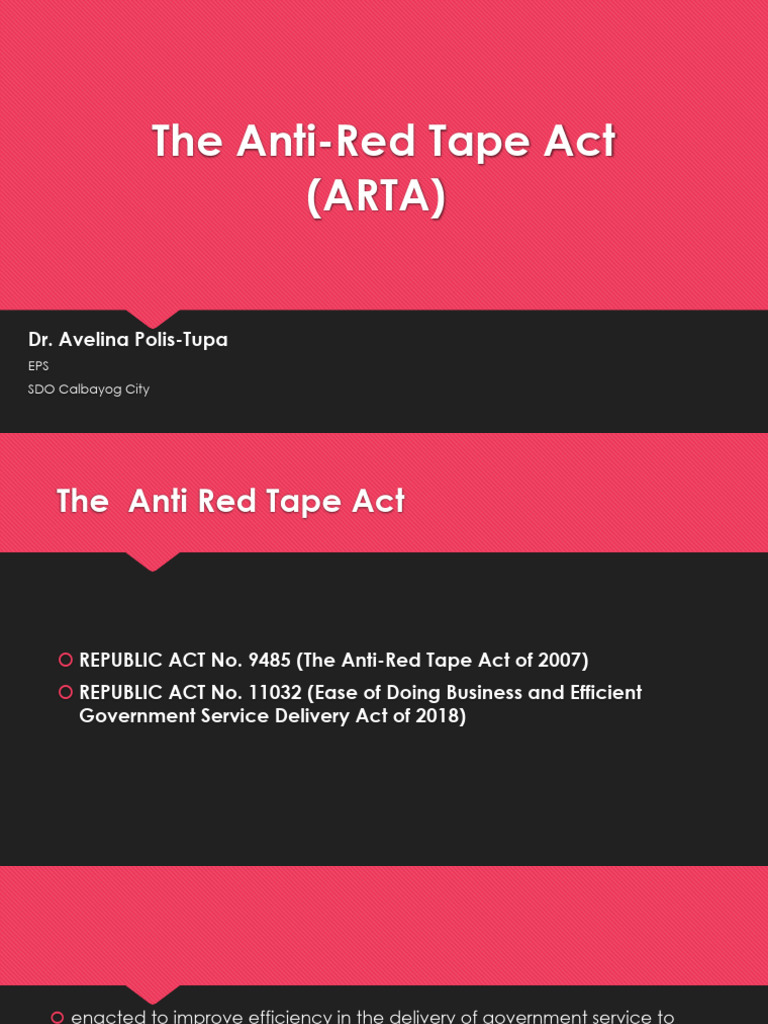 ARTA | PDF | Political Corruption | Business